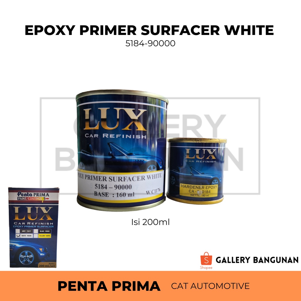 Jual 200ml Epoxy Primer Surfacer White Cat Motor Mobil Penta Super ...