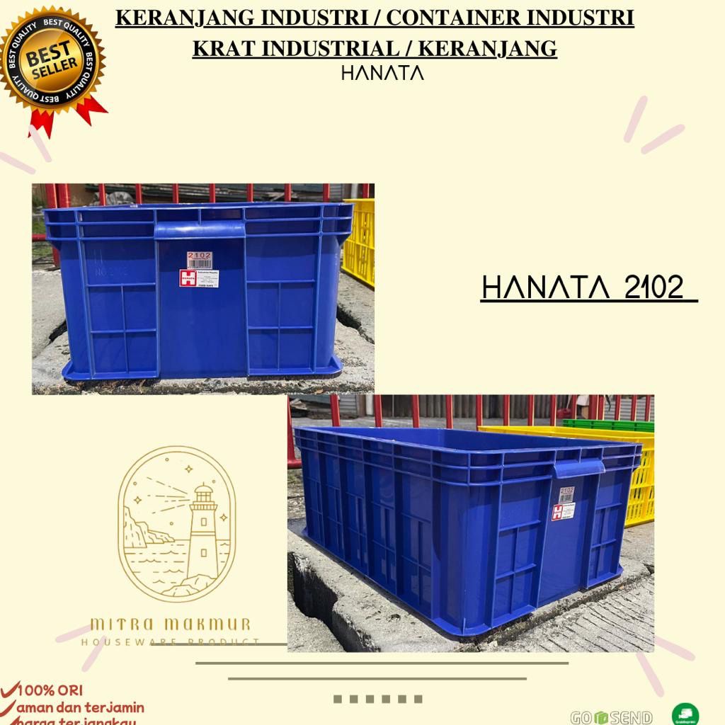 Jual SALE!! KERANJANG INDUSTRI HANATA / CONTAINER INDUSTRI / HNT 641 ...