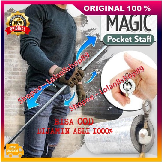 Jual Enma Magic Staff Magic Pocket Staff Tongkat Pertahanan Diri Yang ...