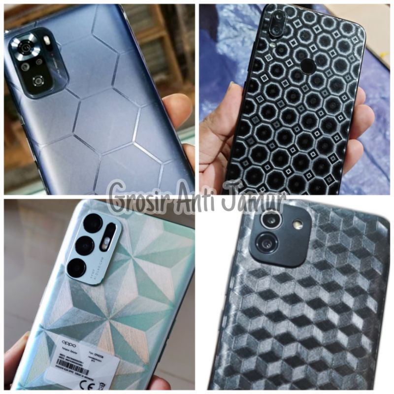 Jual (ECER ALL TIPE HP) Anti Jamur Anti Gores Backdoor Sticker ...