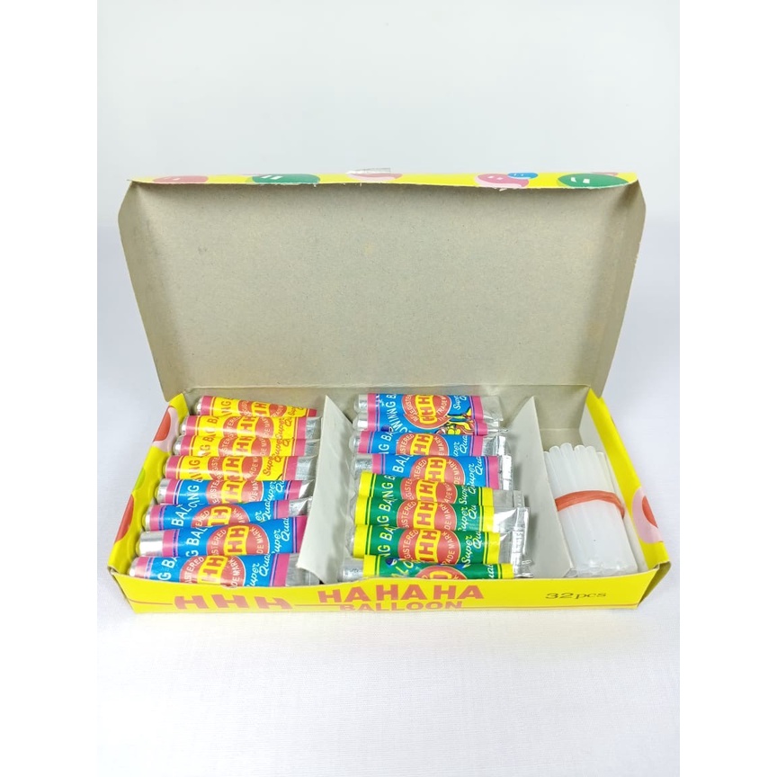 Jual Permainan Anak Jaman Dulu Balon Tiup PER BOX ISI 32PCS Balon Pasta ...