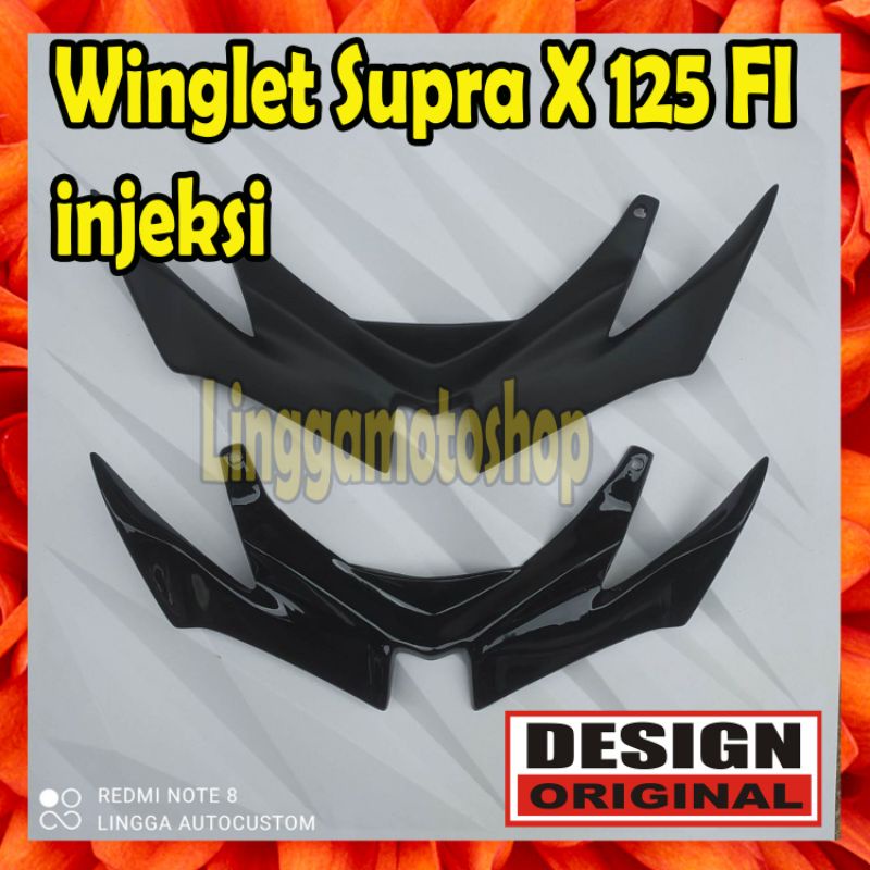 Jual WINGLET HONDA SUPRA X 125 FI INJEKSI * 2013 2014 2015 2016 2017 ...