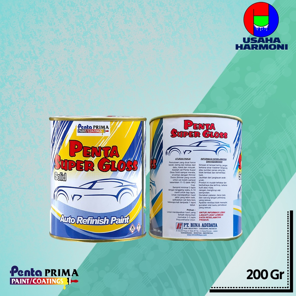 Jual Cat Duco Penta Super Gloss PP Primer | Ukuran : 200 CC | Shopee ...