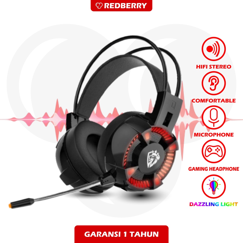 Jual Headphone LENYES GH53 GAMING Pro Breathing Light HIFI SOUND stereo ...