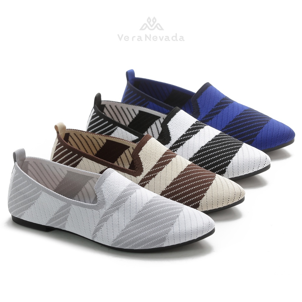 Jual Vera Nevada Sepatu Flat Slip On Wanita Shoes A16 | Shopee Indonesia