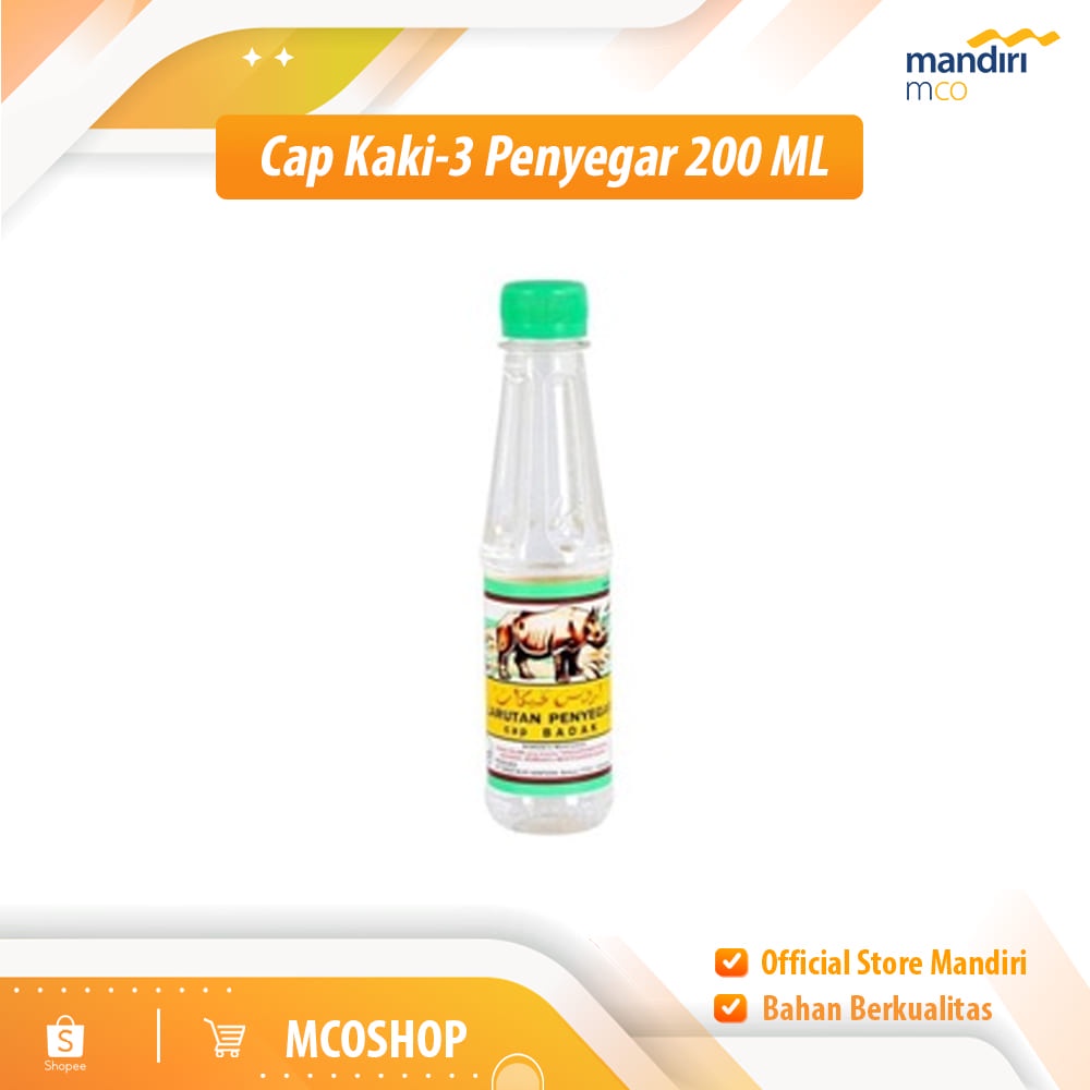 Jual Cap Kaki-3 Penyegar 200 ML | Shopee Indonesia