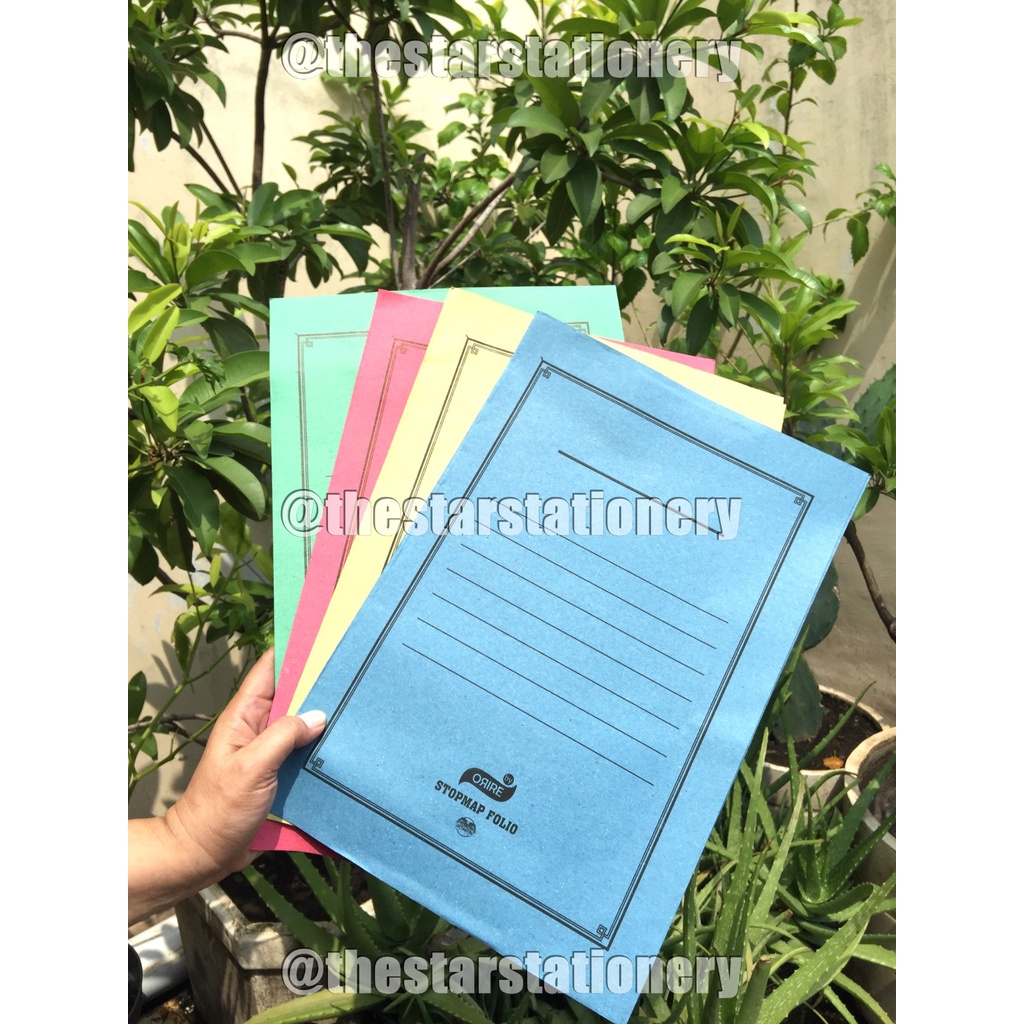 Jual Stopmap Kertas Folio Orire / Map Kertas ( 1 Pack isi 50 Lembar ...