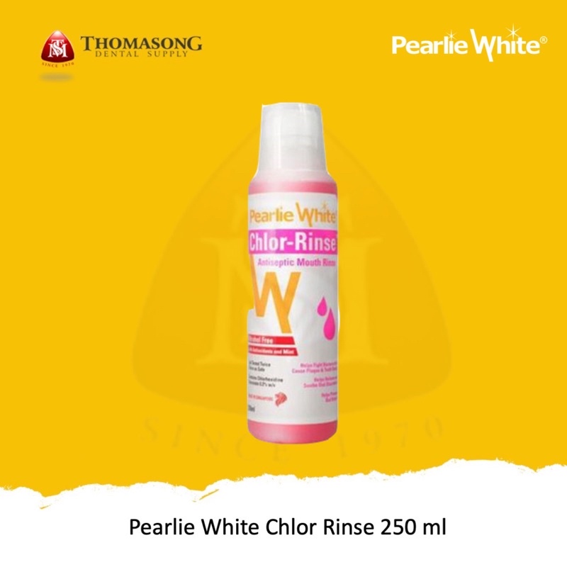 Jual Pearlie White Chlor Rinse Antiseptic Mouth Rinse Kumur Mulut ...