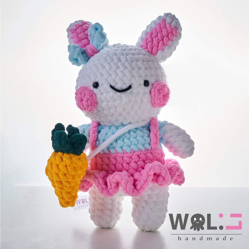 Jual Amigurumi / Boneka Rajut - Alice (Big Rabbit) | Shopee Indonesia