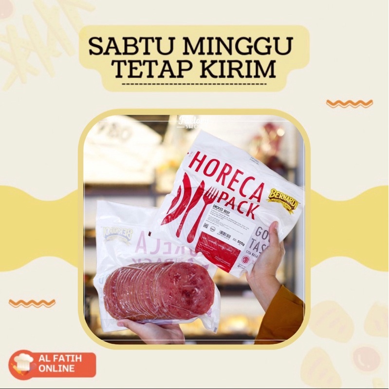 Jual Bernardi Smoked Beef Horeca Pack Bulat Vp 500gr | Shopee Indonesia