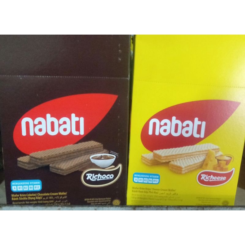 Jual Nabati Wafer coklat/keju | Shopee Indonesia