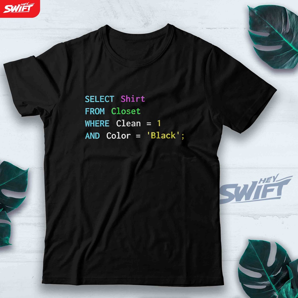 Jual Kaos Funny Sql Programmers Dba And Db Admins Coding Engineer Tshirt Baju Distro Shopee 9692