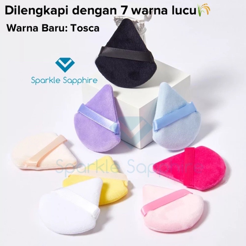 Jual MINI PIZZA PUFF • SPONS SEGITIGA Spon Bedak Sepon Rembuk Makeup ...