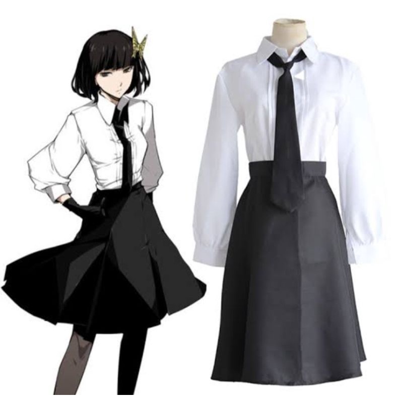 Jual Bungou stray dog Akiko yusano| costum Cosplay anime | Shopee Indonesia
