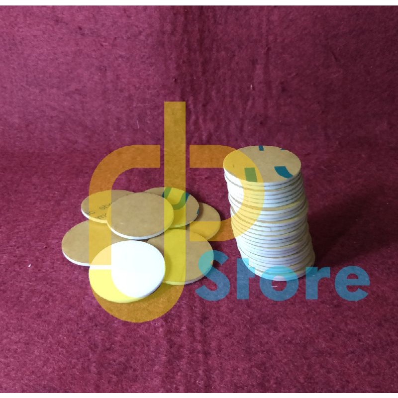 Jual Pin Bros Bulat Akrilik Putih Polos Tebal 2mm (Diameter 4cm ...