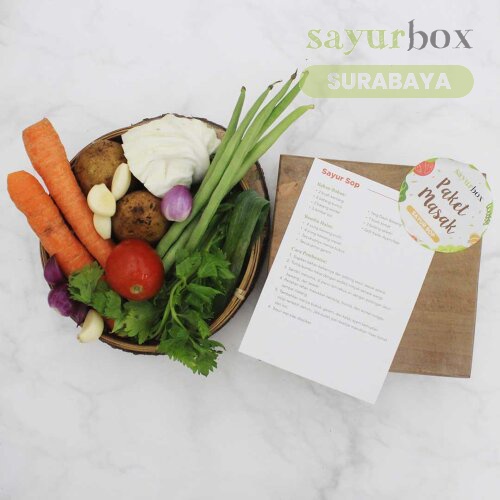 Jual Paket Masak Sayur Sop 300 gram (Sayurbox) - SURABAYA | Shopee ...