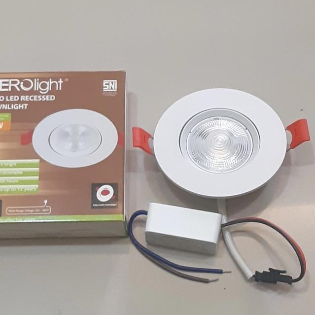 Jual NEROLIGHT ECHO LED RECESSED DOWNLIGHT 5w - 3000K WARMWHITE ...