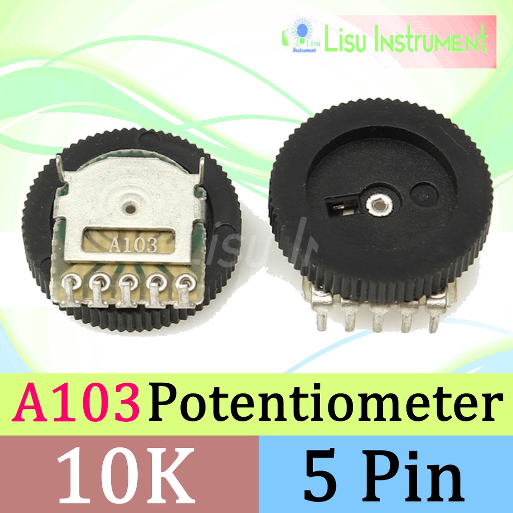 Jual A103 10K Duplex Gear Potentiometer A10K | Shopee Indonesia