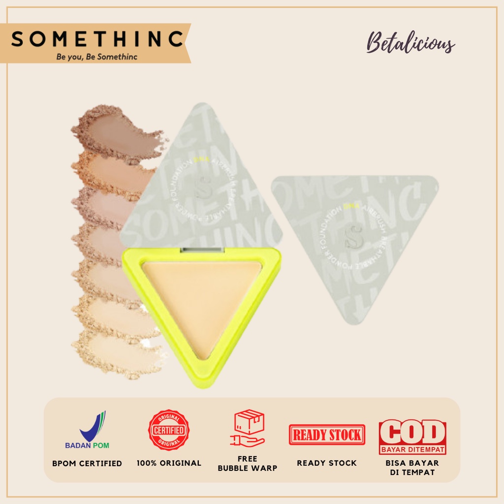 Jual SOMETHINC DNA Airbrush Breathable Powder Foundation - Bedak Padat ...
