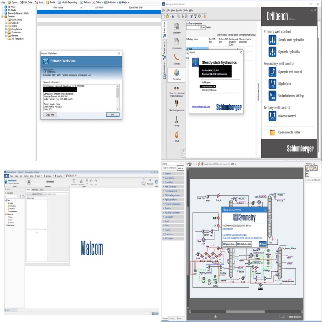 Jual [work]Peloton WellView Schlumberger Symetry 2025 2023 DrillBench ...