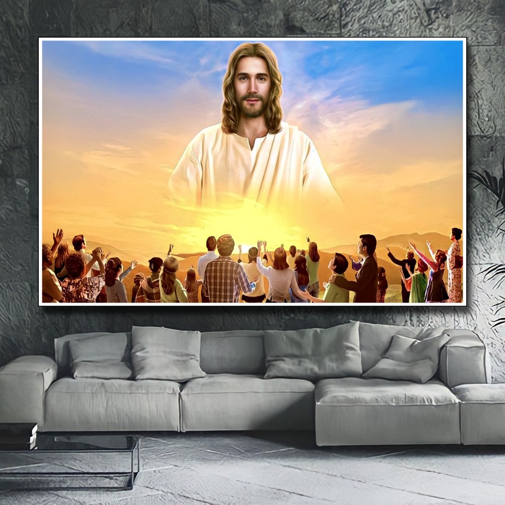 Jual Hiasan Dinding Poster Gambar Tuhan Yesus Xtra Jumbo Besar Best ...