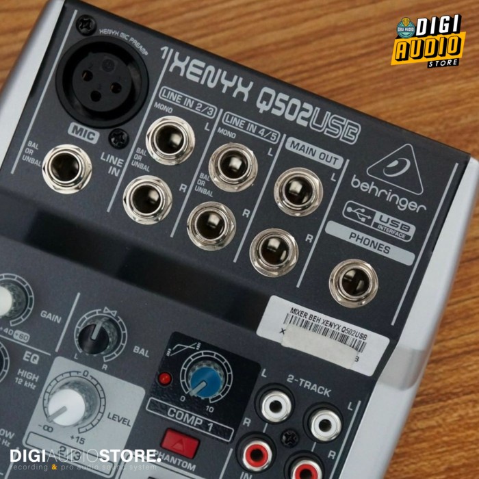 Jual Mini Audio Mixer Behringer Q 502 Usb / Cocok Home Recording ...