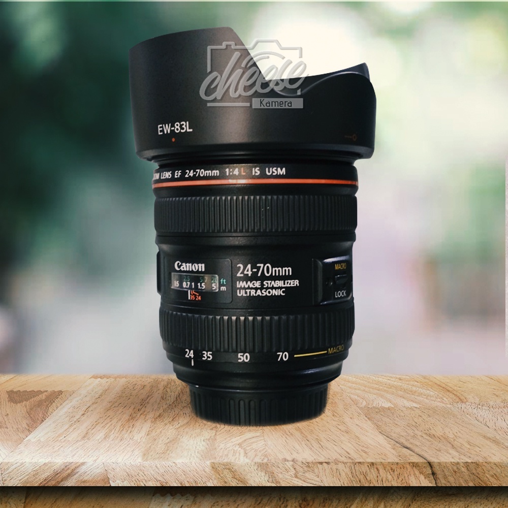 Jual LENSA CANON 24-70MM L SERIES IS USM F4 RING MERAH FOR FULL FRAME ...