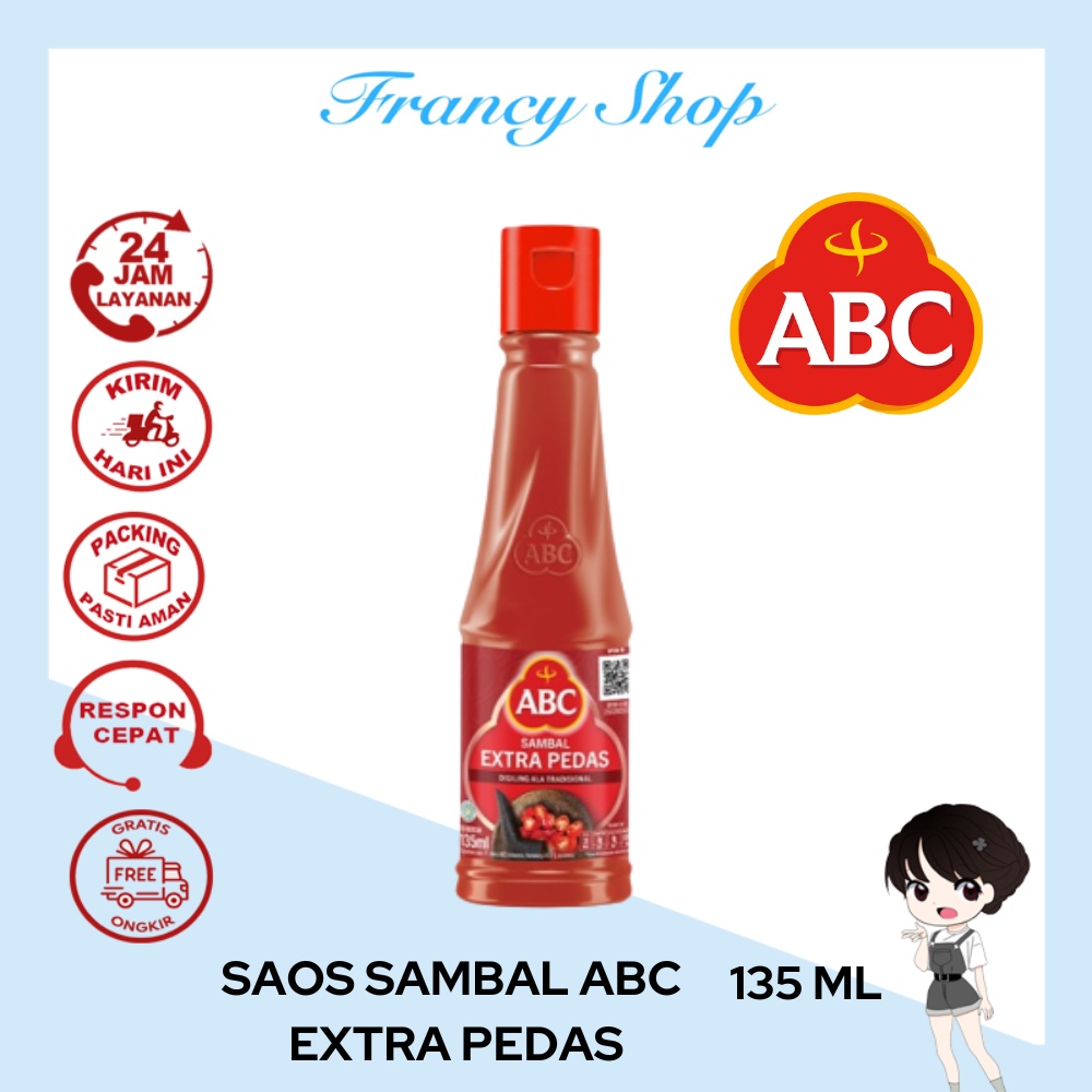 Jual Saos Sambal ABC Extra Pedas 135 ml | Shopee Indonesia
