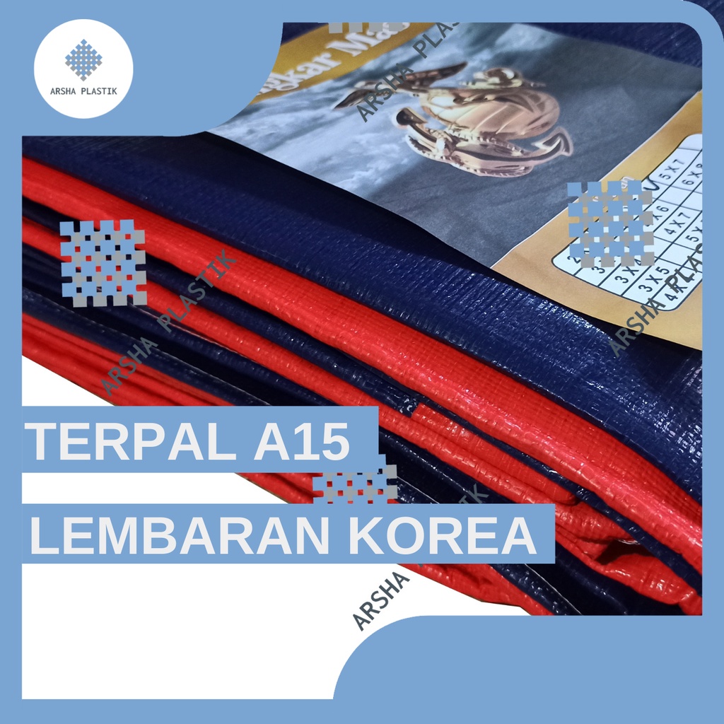 Jual Terpal Plastik A15 5x7 Paling Tebal | Shopee Indonesia