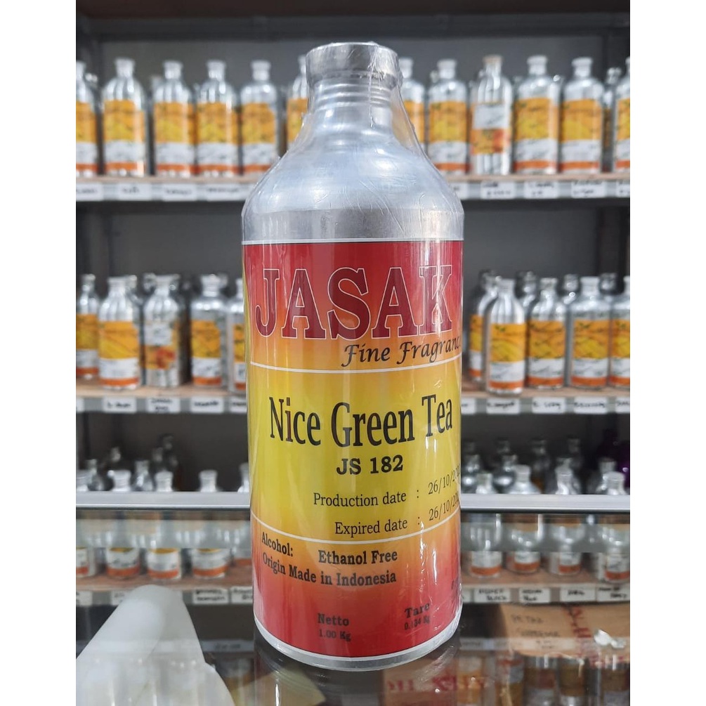 Jual nice green tea kemasan segel 1 kg by JASAK ( green tea ) | Shopee ...