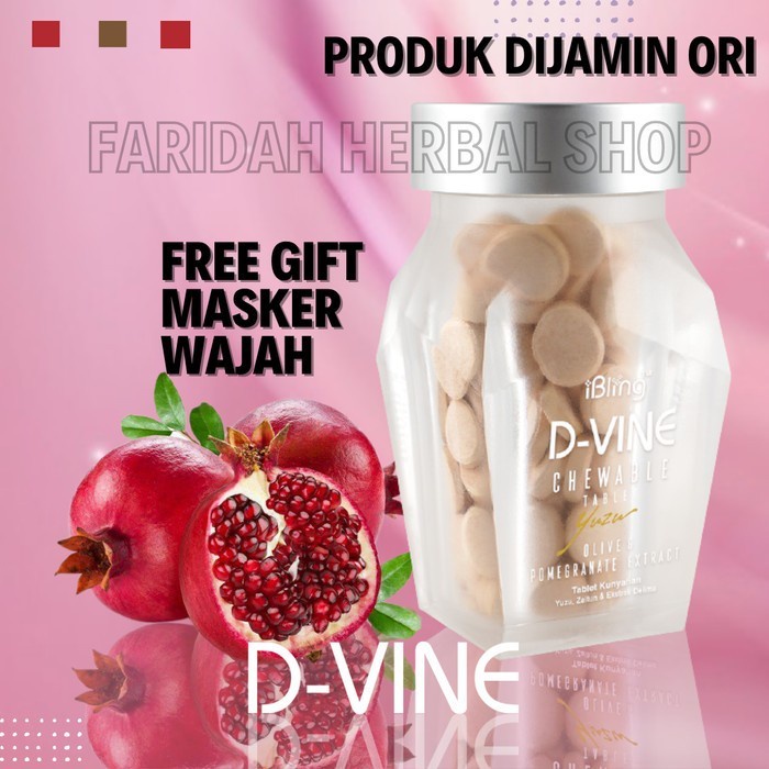 Jual d vine dvine collagen candy isi 60 pcs dijamin Original 100% ...