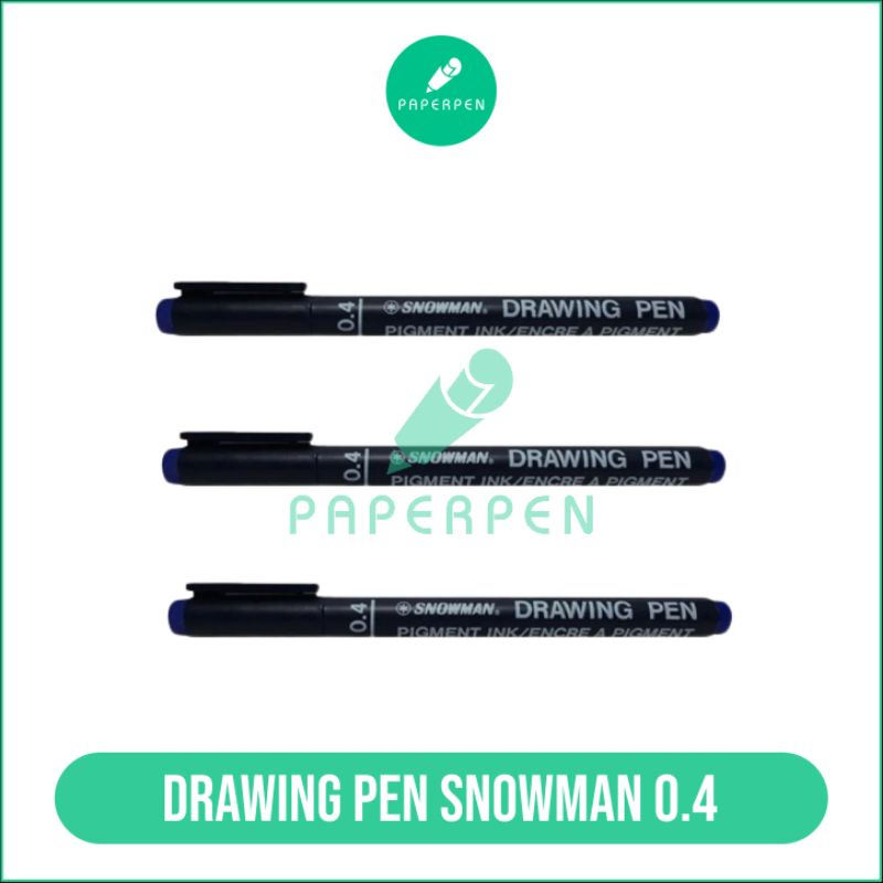 Jual DRAWING PEN SNOWMAN 0.4 | Shopee Indonesia