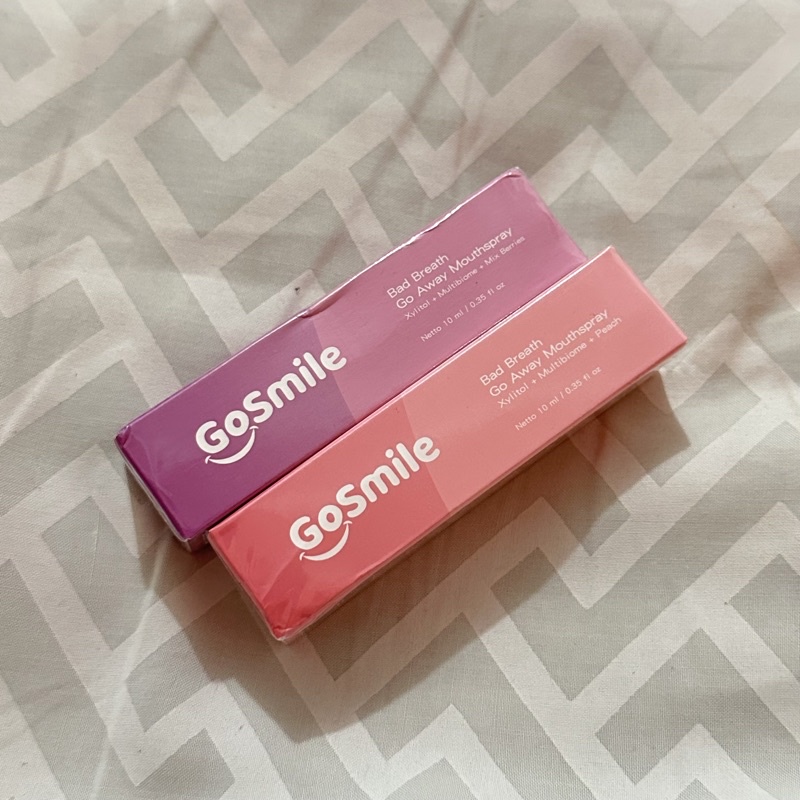 Jual Go Smile Mouth Spray Berries Peach 10ml | Shopee Indonesia