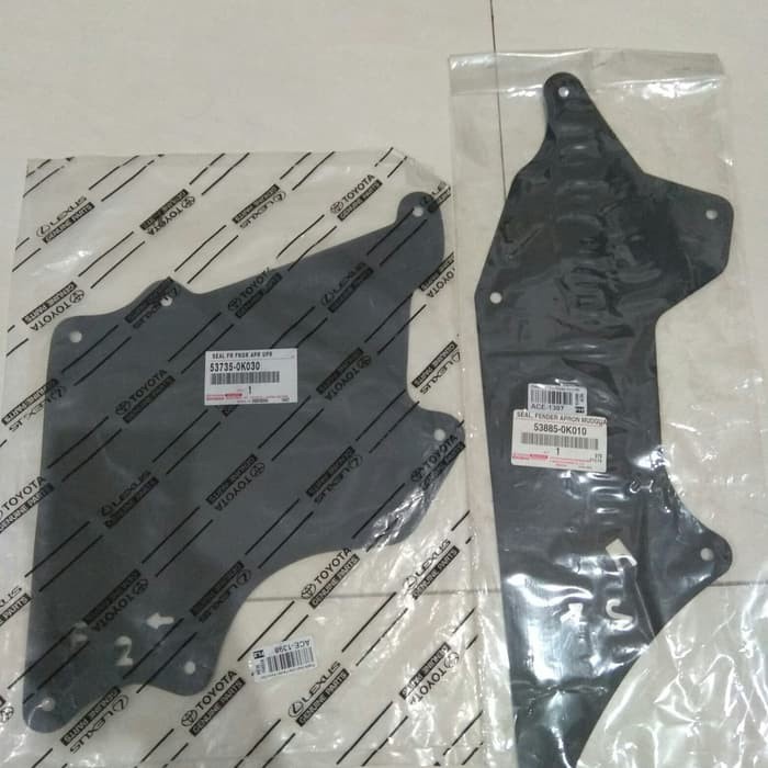 Jual SEAL LINER FENDER APRON INNOVA DEPAN BELAKANG 53735 0K030 53885 ...