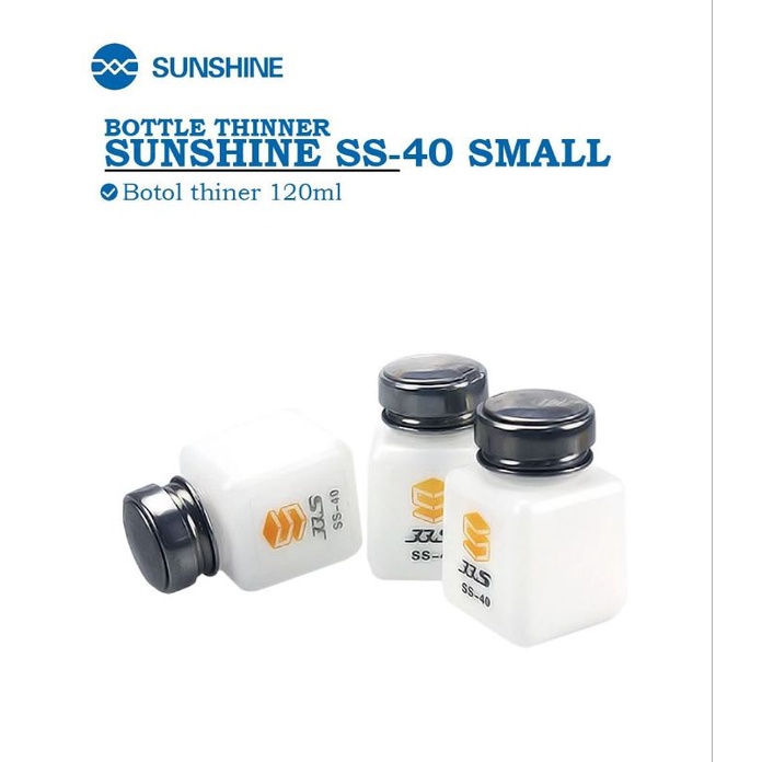 Jual Botol Thinner Sunshine SS-40 Small 120ml | Shopee Indonesia
