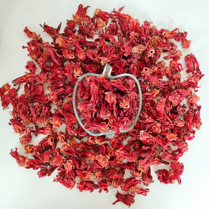 Jual BUNGA ROSELLA MERAH KERING 1KG | Shopee Indonesia