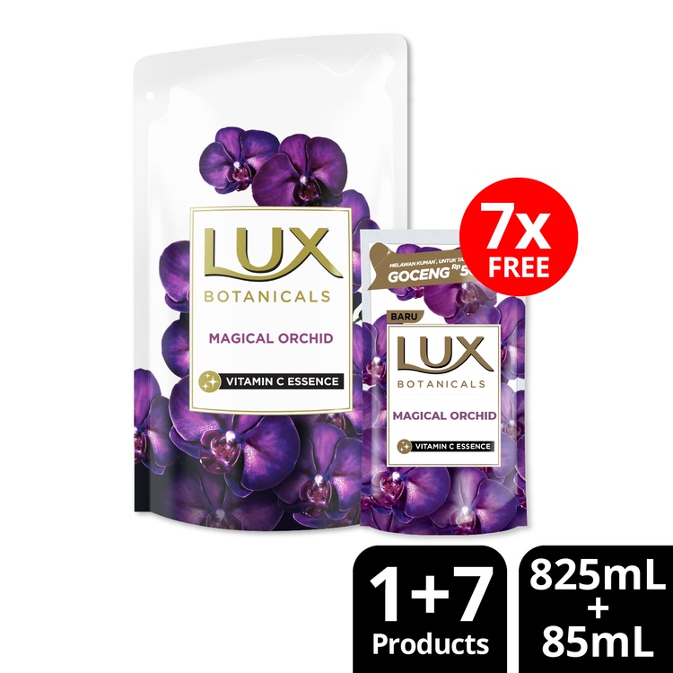 Jual Buy Lux Magical Orchid 825ml Free 7 Lux Magical Orchid 85ml | Shopee Indonesia