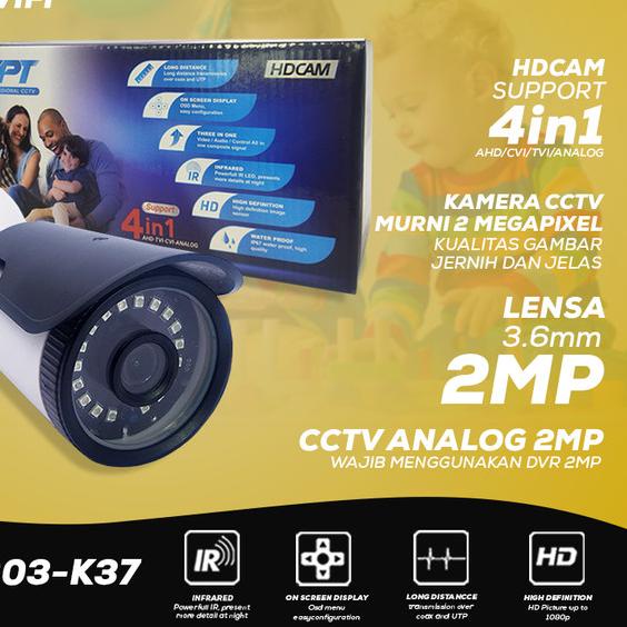Jual CCTV CAMERA OUTDOOR HD CAMERA 2MP 4IN1 | Shopee Indonesia