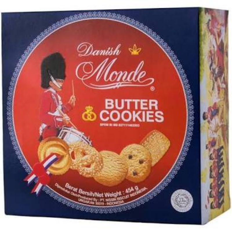Jual Monde biscuit monde butter cookies kaleng 454 gram | Shopee Indonesia