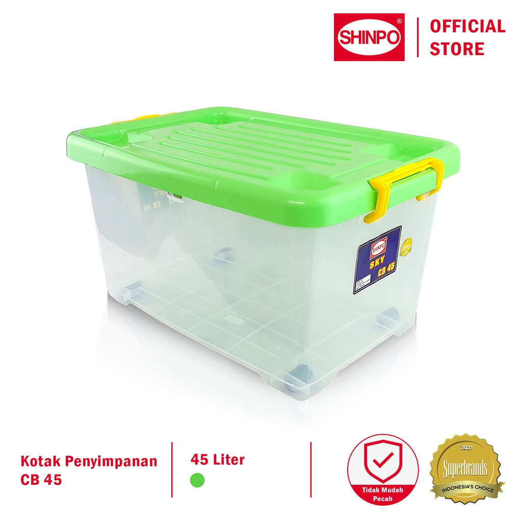 Jual SHINPO Kontainer Plastik Dengan Roda Sky Container Box Kotak ...