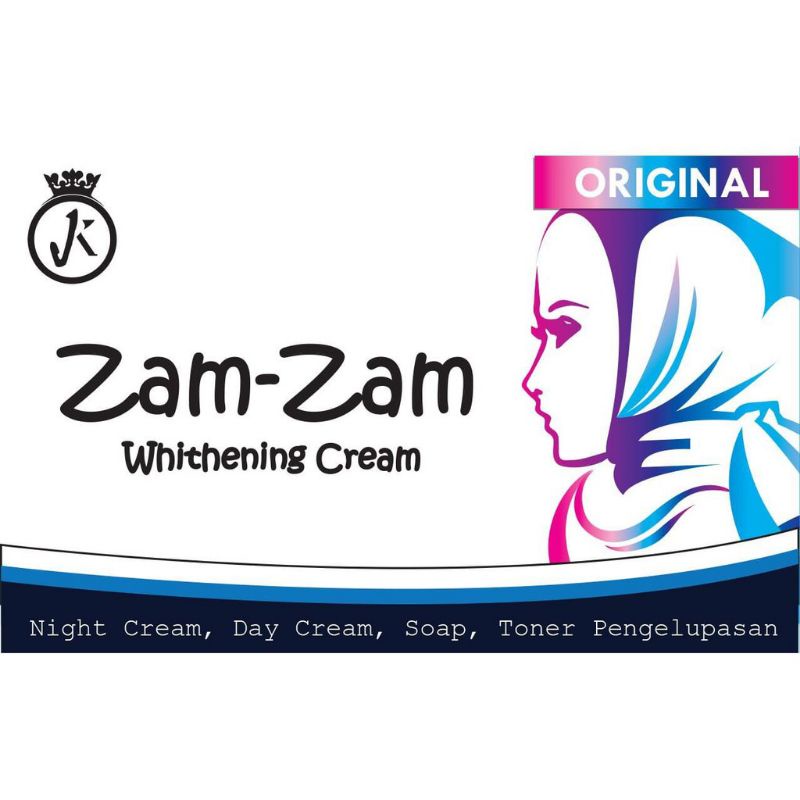Jual Zam-Zam Cream Original 100% Barcode (Zam-Zam Pink dan Zam-Zam Biru ...
