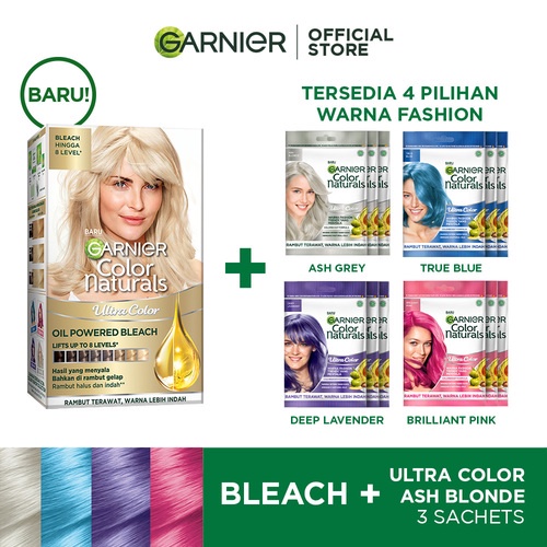 Jual GARNIER SEMIR PEWARNA RAMBUT NATURAL ULTRA COLOR SACHET - PASTEL ...