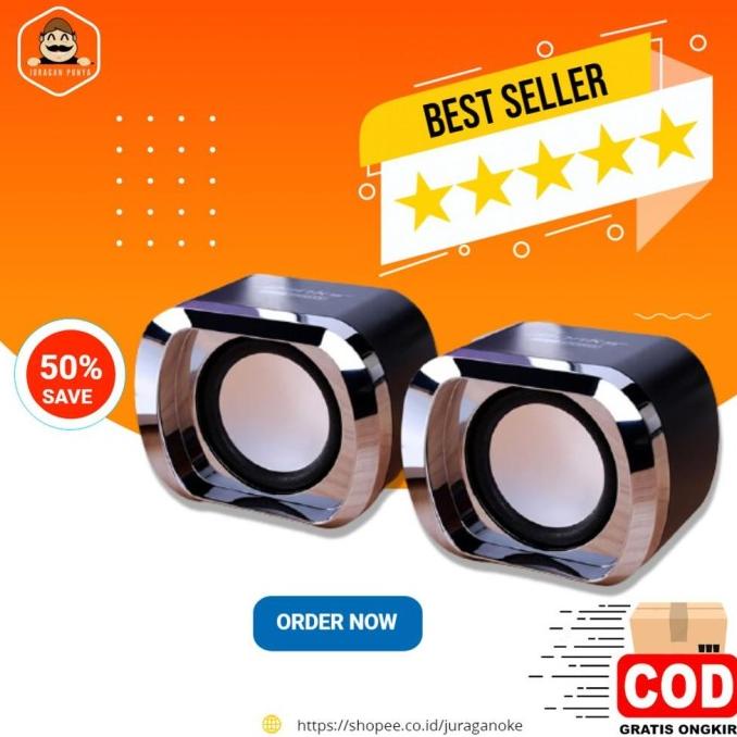 Jual SPEAKER USB MINI KOMPUTER AUX PC SPIKER EKSTERNAL STEREO SEPIKER ...