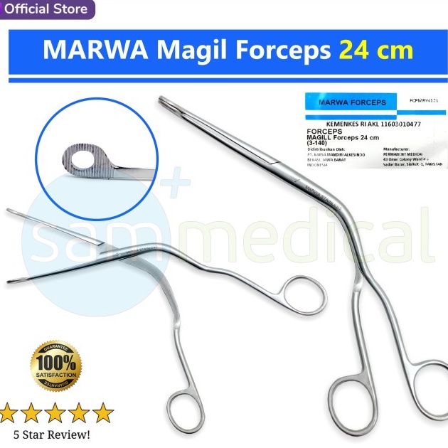 Jual MARWA Magil Forceps 24cm | Shopee Indonesia