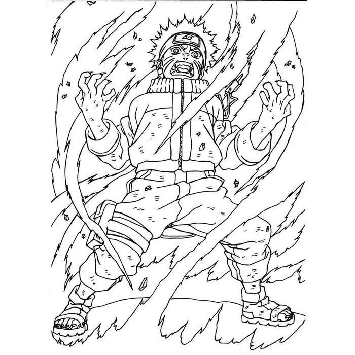 Jual Gambar Sketsa Mewarnai / Naruto / Part 1 / Gambar Sketsa / Gambar ...