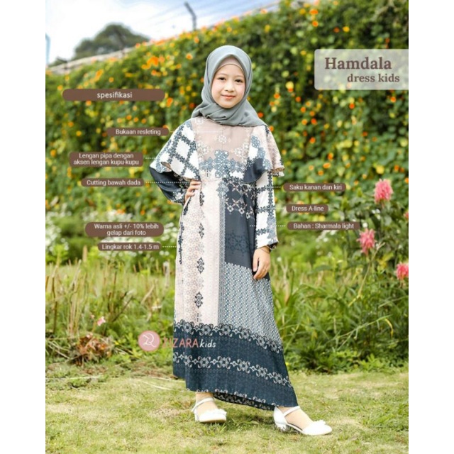 Jual Hamdala Family Set by Zizara Sarimbit Keluarga Lebaran Ied 2023 ...