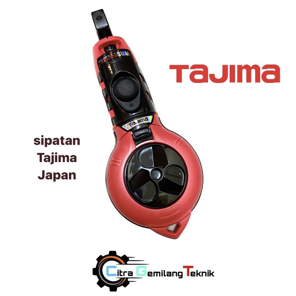 Jual sipatan tajima 10m ink rite marking tool alat auto rewind japan ...