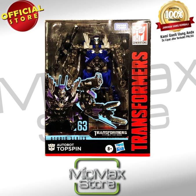 Jual Transformers Studio Series 63 Deluxe Class Autobot Topspin Figure ...