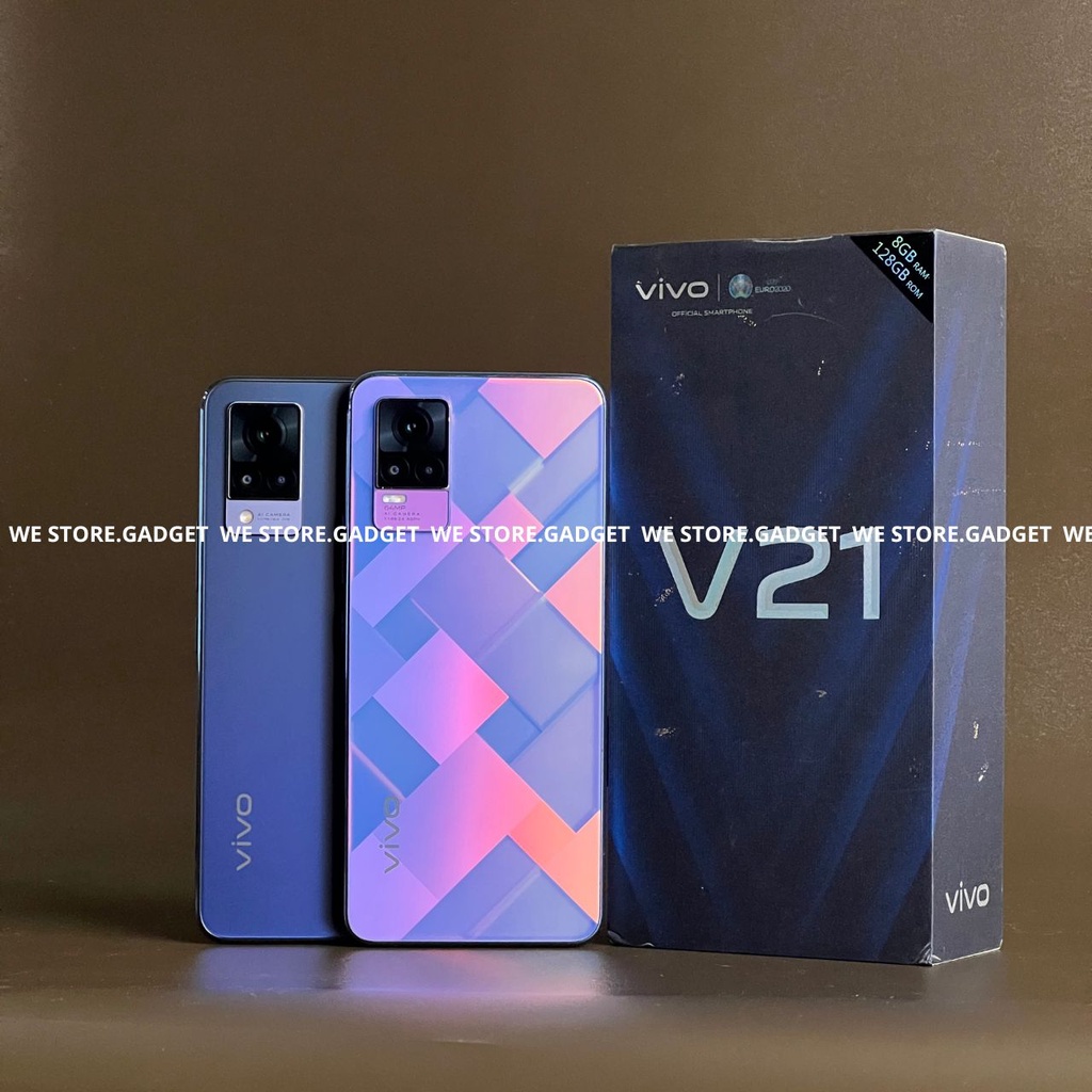 Jual Vivo V21 8/128gb & 8/256gb SECOND FULLSET GARANSI RESMI | Shopee Indonesia