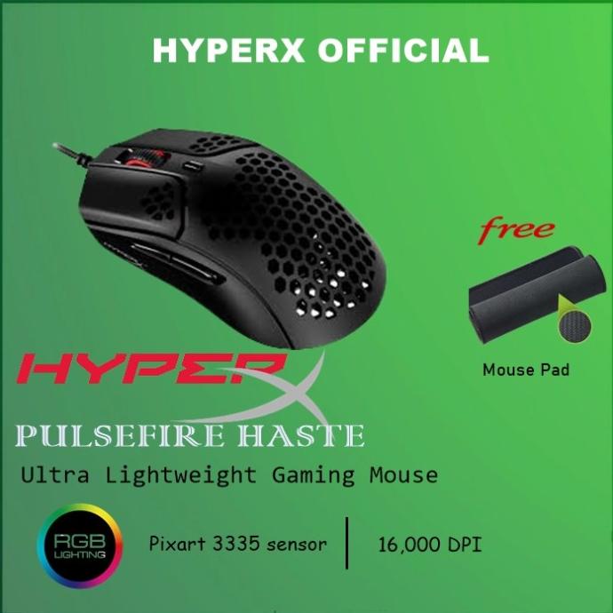 Jual HyperX Pulsefire Haste RGB Ultra Lightweight Gaming Mouse Pulse ...